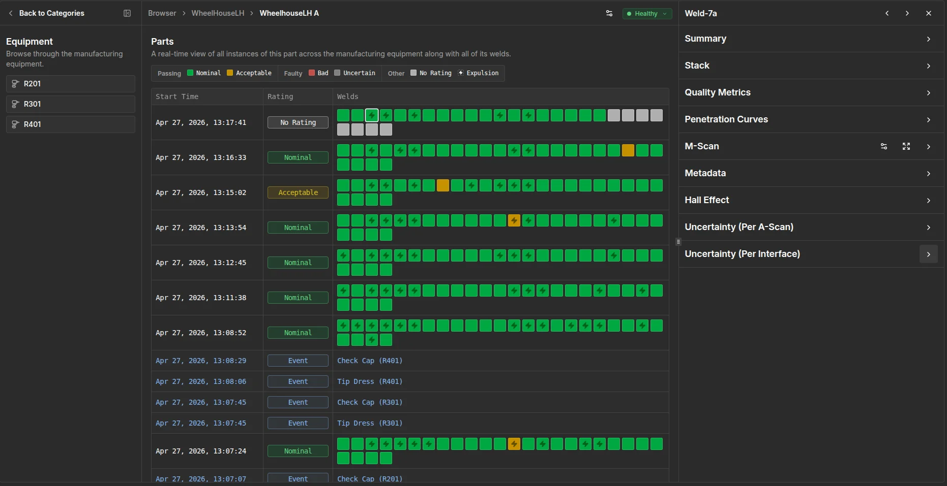 Weld Summary | Tessonics